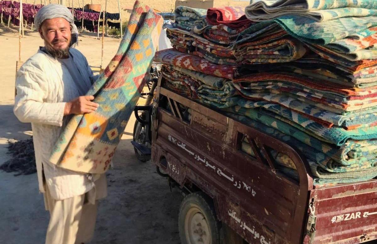 Afghan Afghan weaving is supported by Jennings Rugs